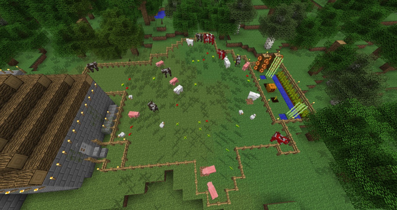 PIGS REDSTONE ALARM SYSTEM (1.3.2) Minecraft Map
