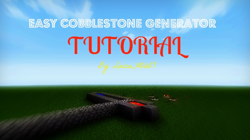 EASY Cobblestone Generator Tutorial (With pictures and world save ...