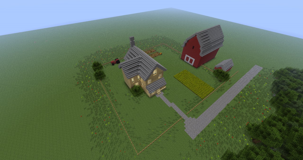 Hershel's Farm (The Walking Dead Comic Book) Minecraft Map