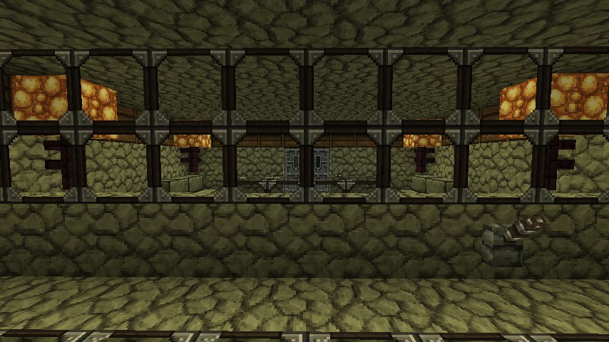 Cool House with Creeper carpet Minecraft Project