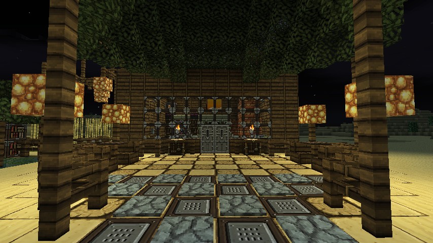 Cool House with Creeper carpet Minecraft Map