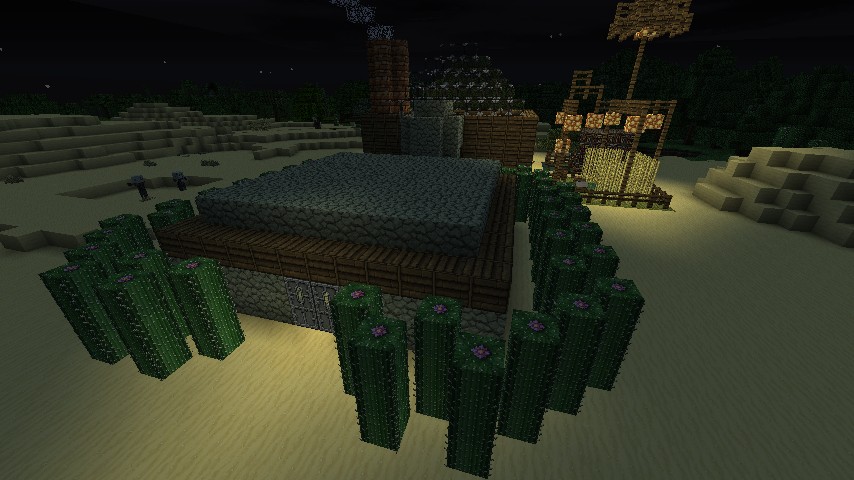 Cool House with Creeper carpet Minecraft Map