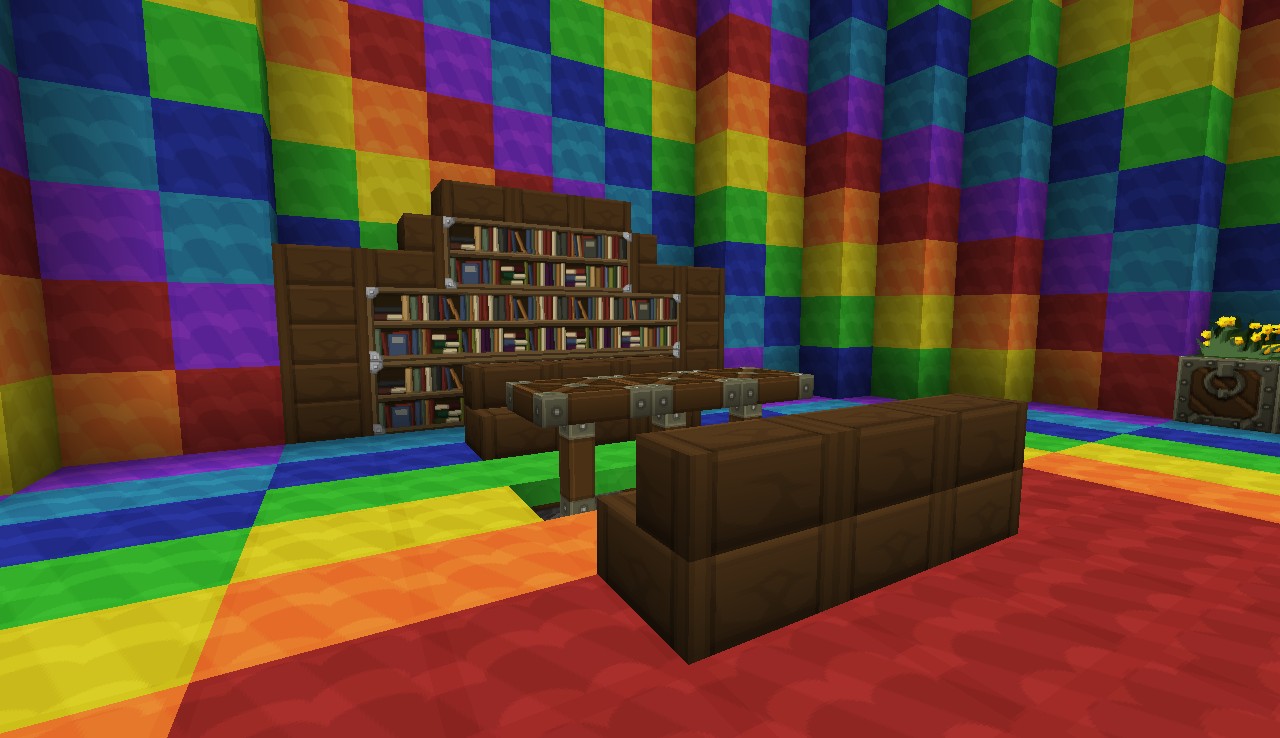 Steve's Rainbow Tower Minecraft Map