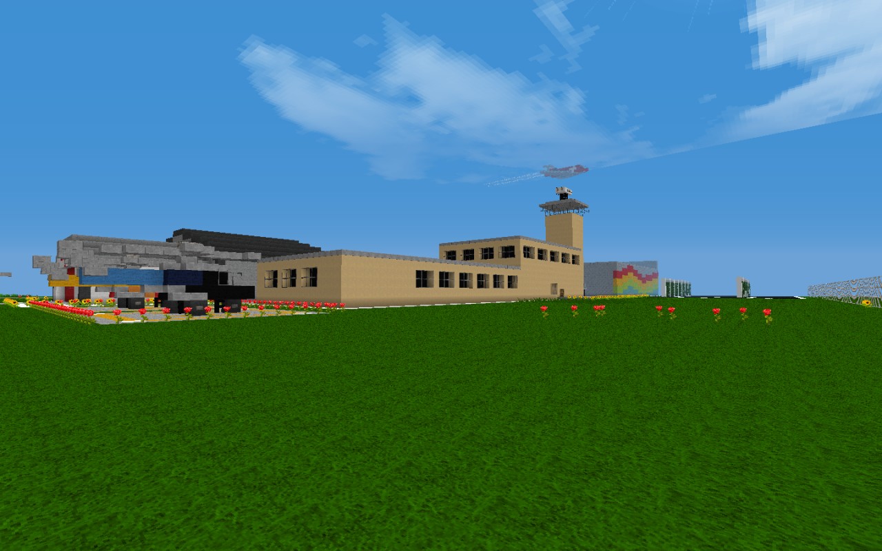 Small Airfield - Rainbow air Minecraft Map