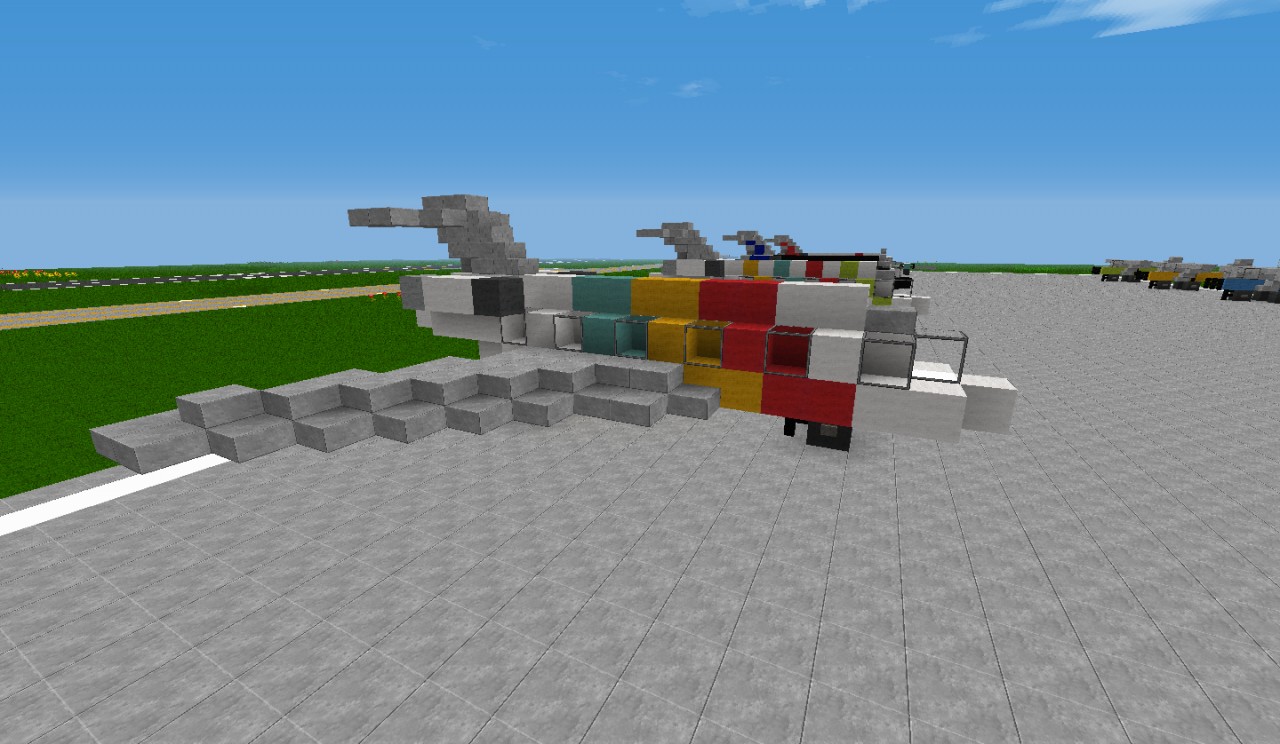 Small Airfield - Rainbow air Minecraft Map