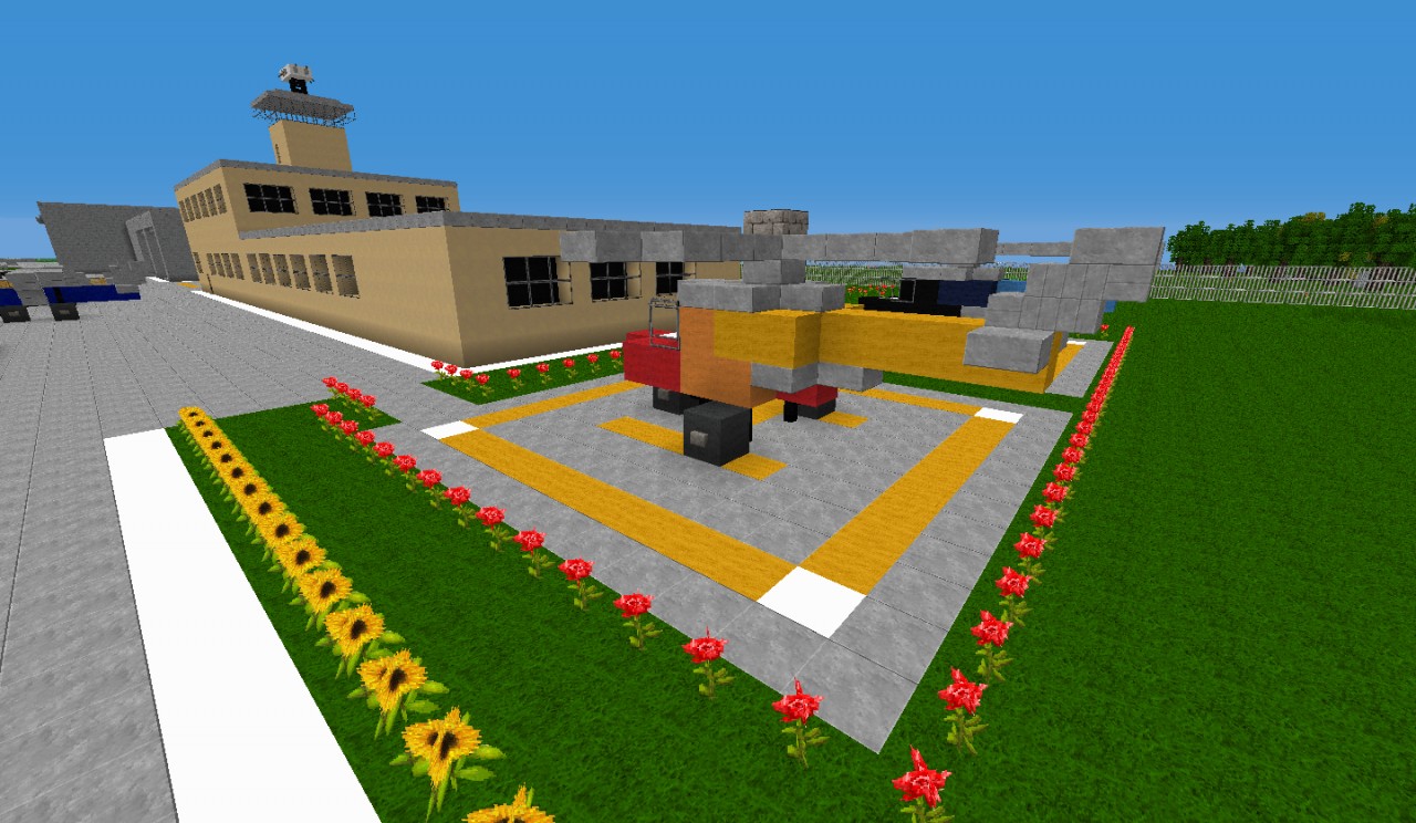 Small Airfield - Rainbow air Minecraft Map
