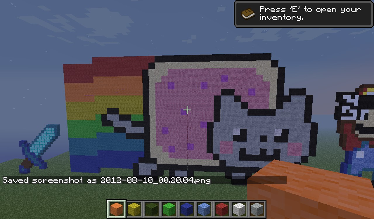 cartoon statue Minecraft Map