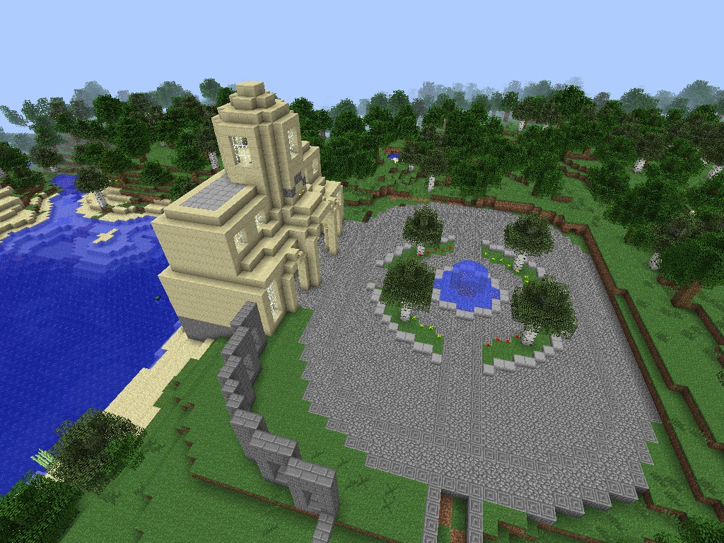 The common structure City (miasto) Minecraft Map