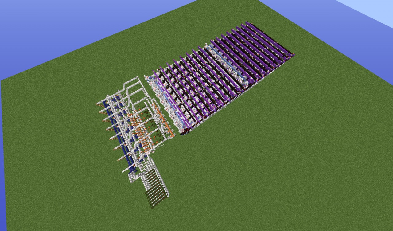 8 Bit CPU with GPU Project Minecraft Map