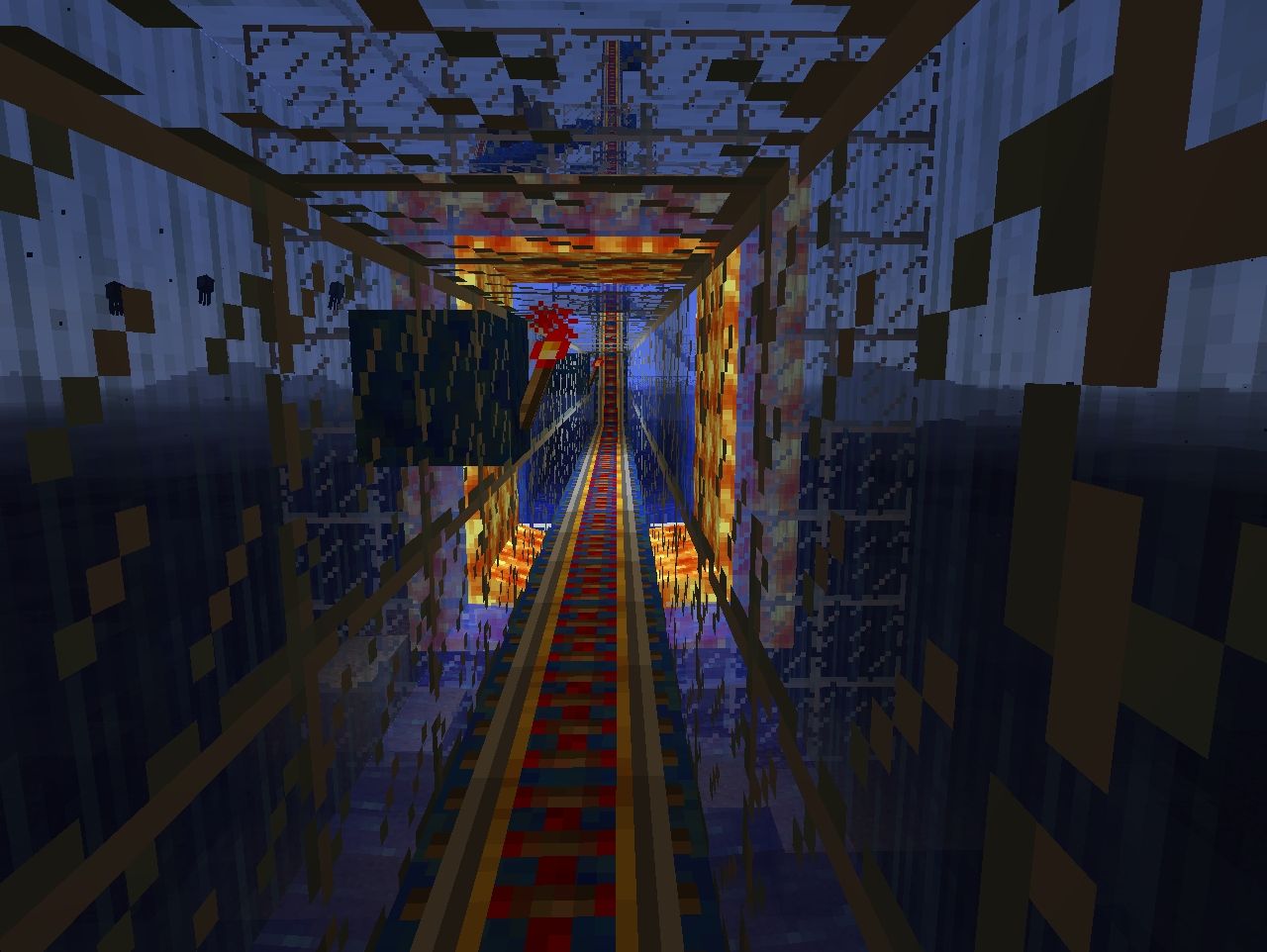 The Great White (Underwater Rollercoaster) Minecraft Map
