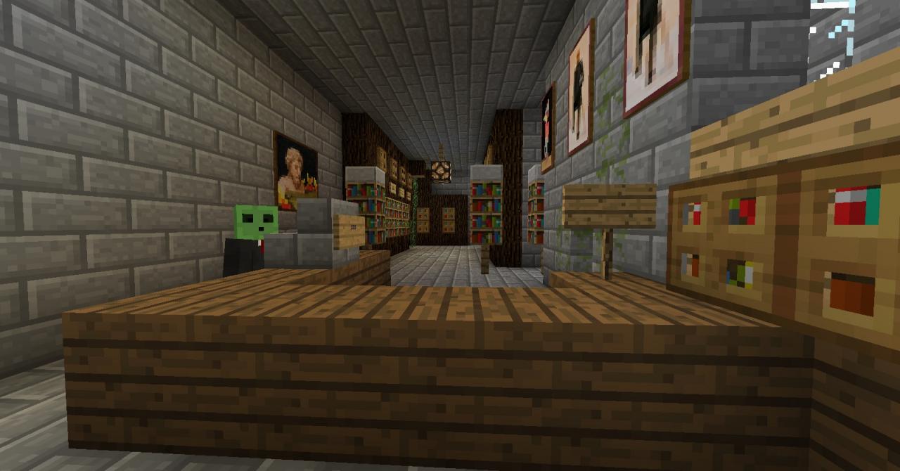 Modern City Creation: Adult Bookstore Minecraft Map