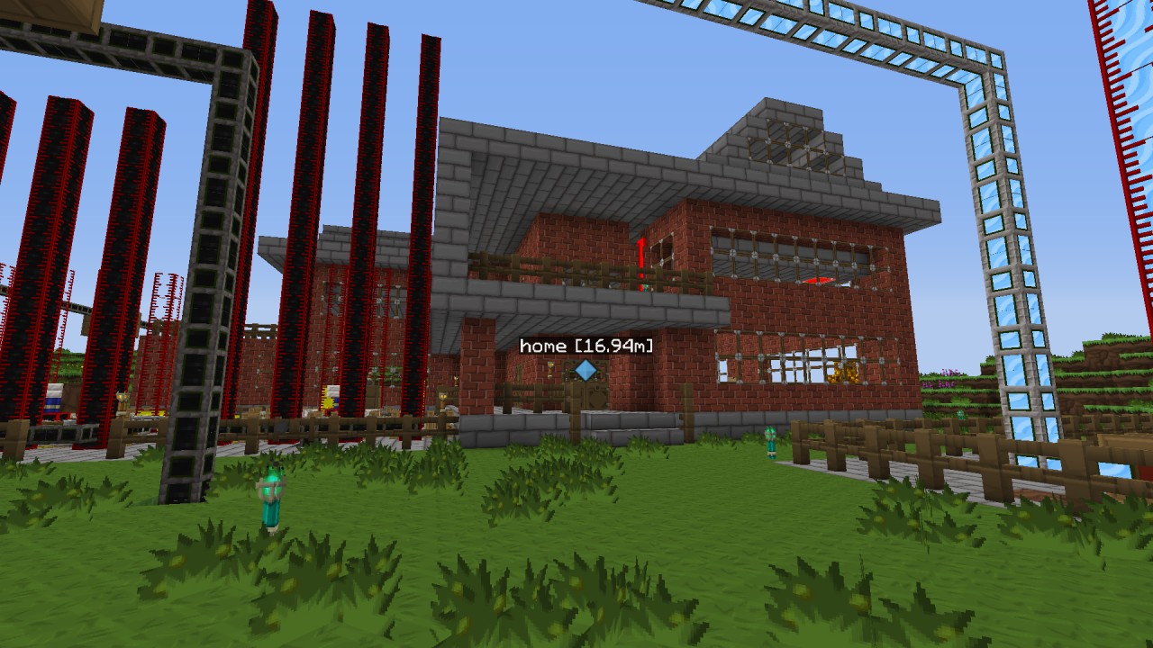 tekkit world with nice house Minecraft Map