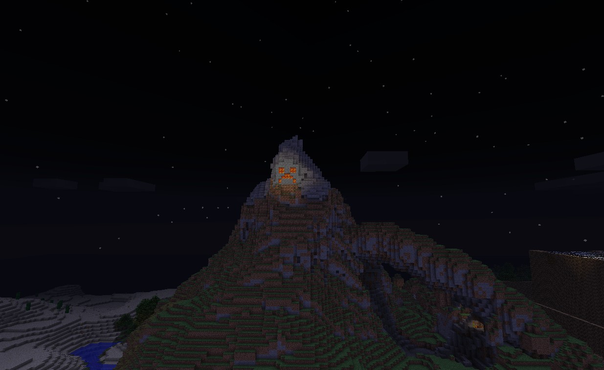 The Ancient CREEPER MOUNTIAN Minecraft Map