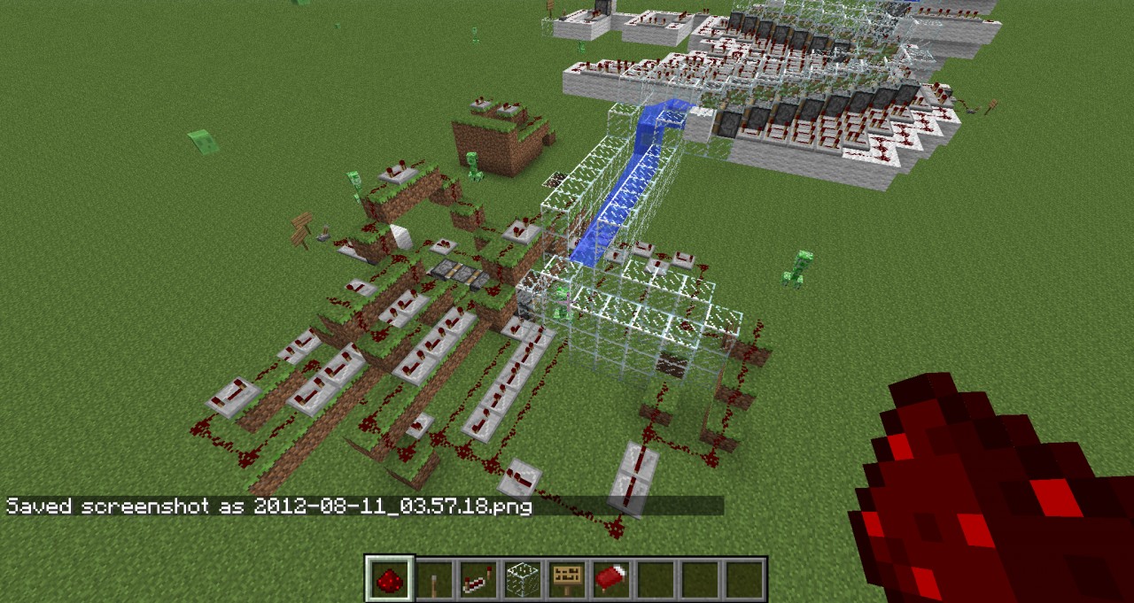 automatic creeper killing machine Minecraft Map