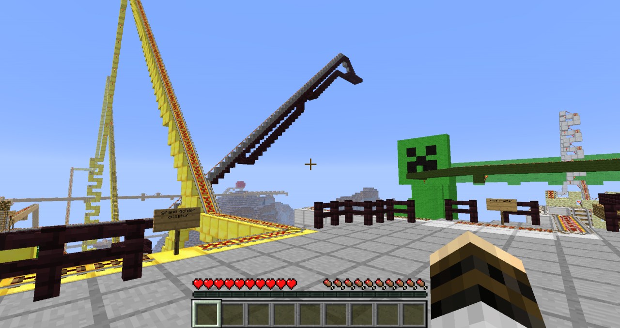 epicly awesome roller coasters Minecraft Map