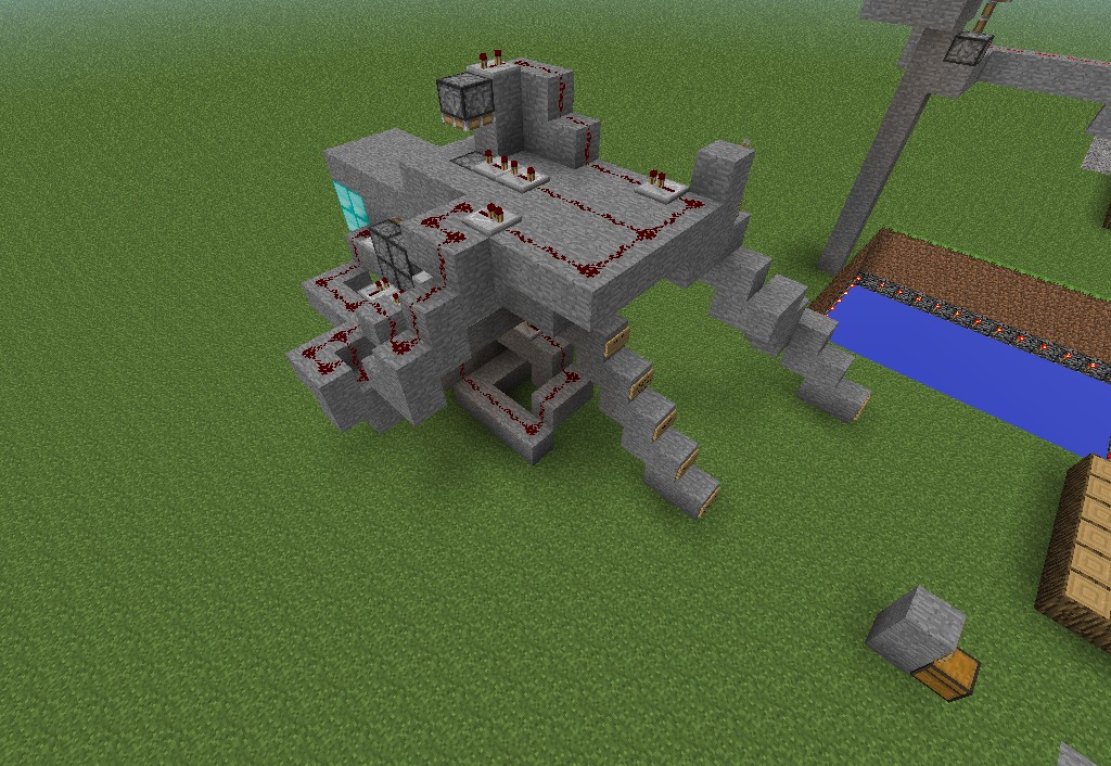 my first redstone trap! Minecraft Map