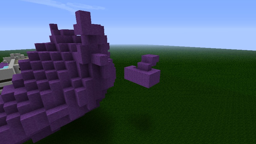 Haunter, the ghost pokémon Minecraft Map