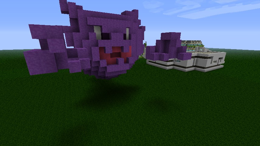 Haunter, the ghost pokémon Minecraft Map