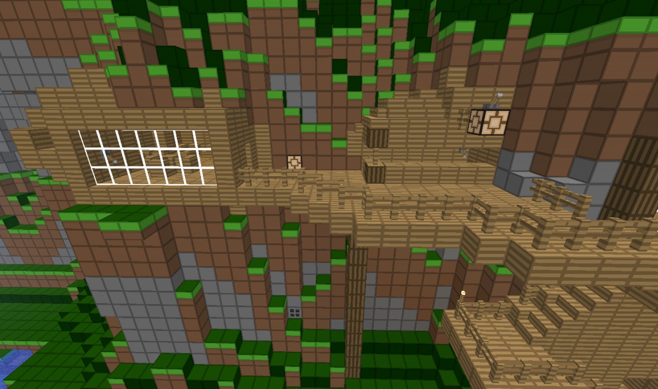 Peaceful Hillside Town Minecraft Map