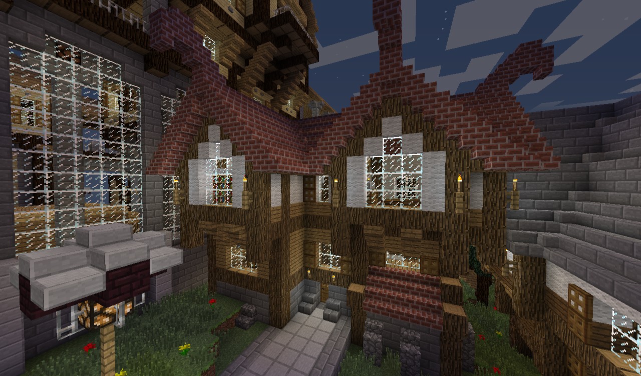 ImDeity Kingdoms Upper City Housing Minecraft Map