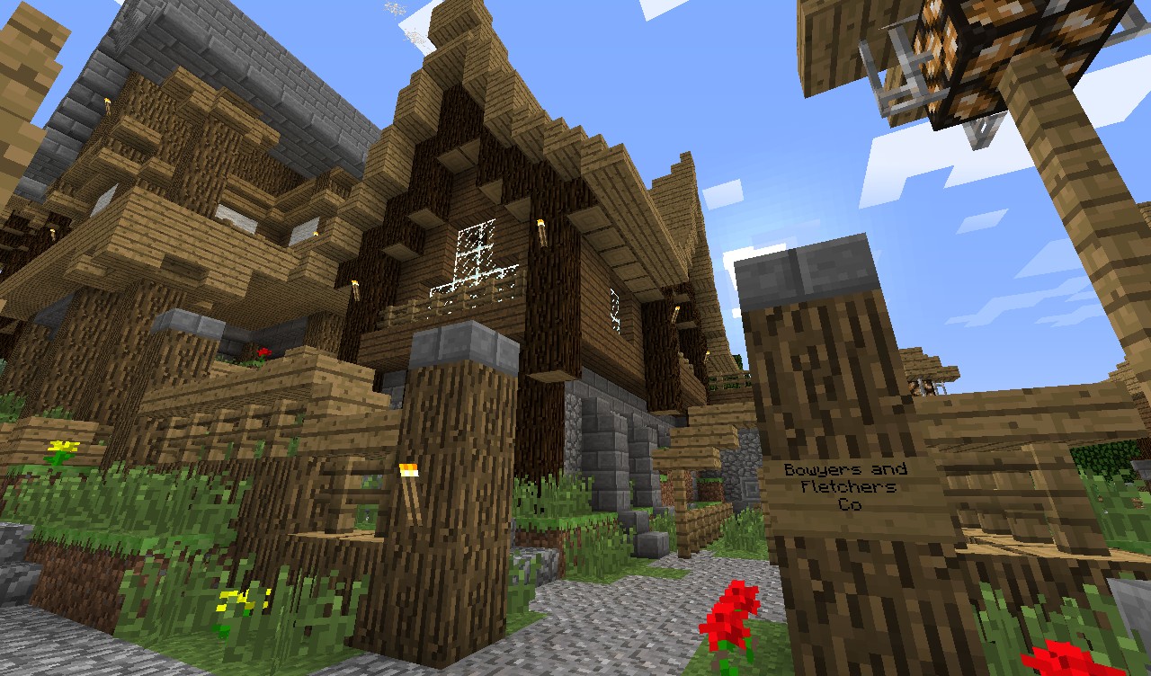 ImDeity Kingdoms City Shops Minecraft Map