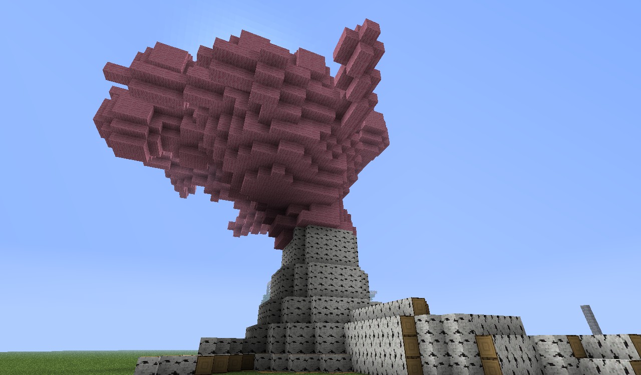 My first unnatural tree. Minecraft Map
