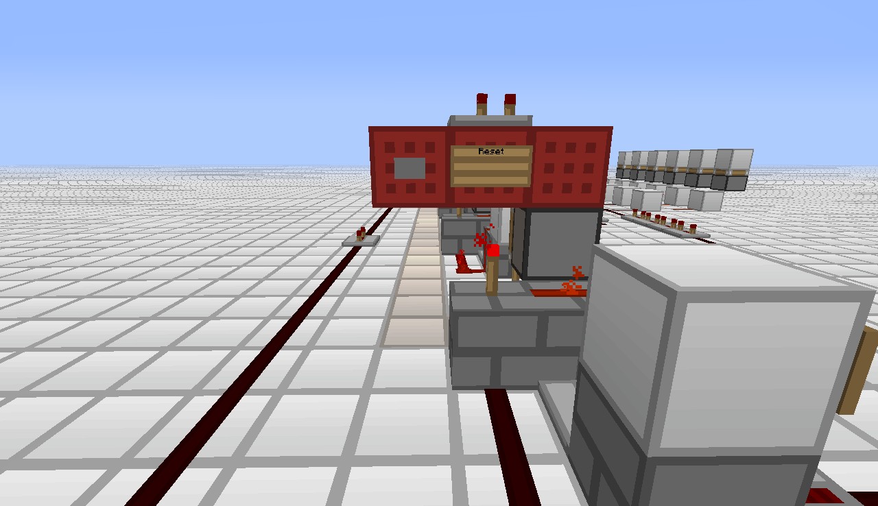 Infinitely Expandable Binary Counter Minecraft Map