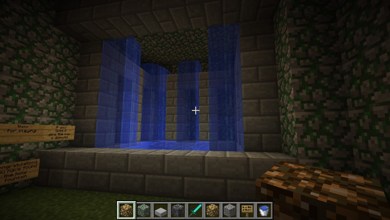 find the holy fountain Minecraft Map