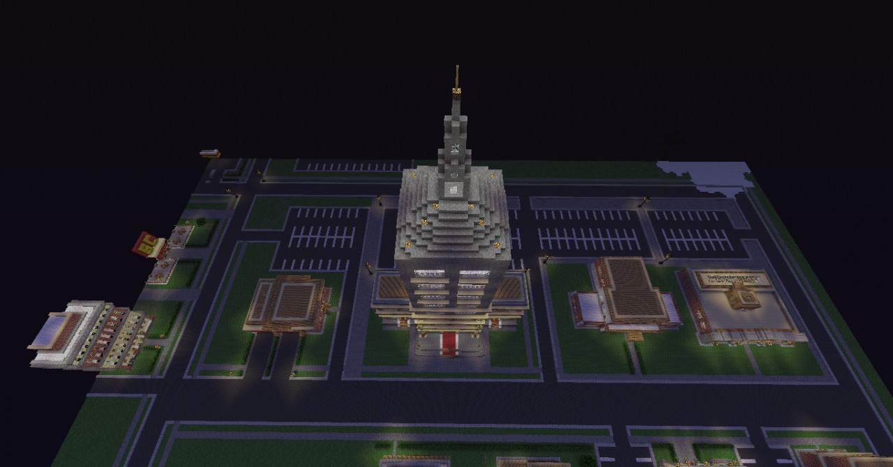 Generic 8 story Office/Municipal Building Minecraft Map