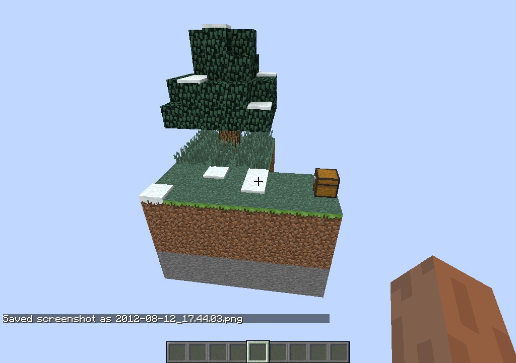 Sky block island Minecraft Map