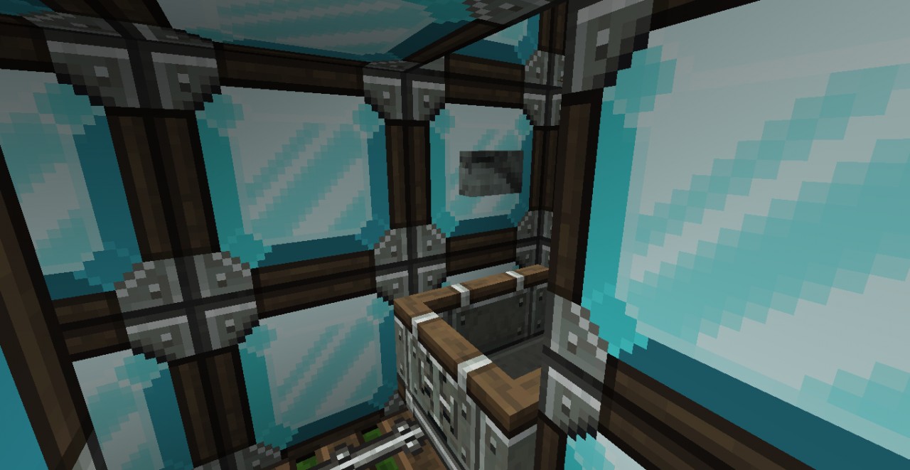 Piston rollercoaster Minecraft Map