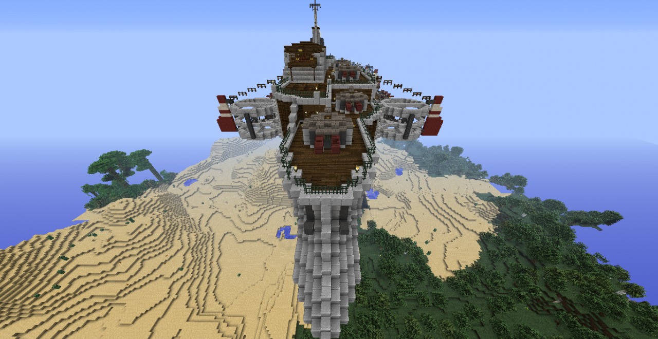The Hood Carrier Airship Minecraft Map