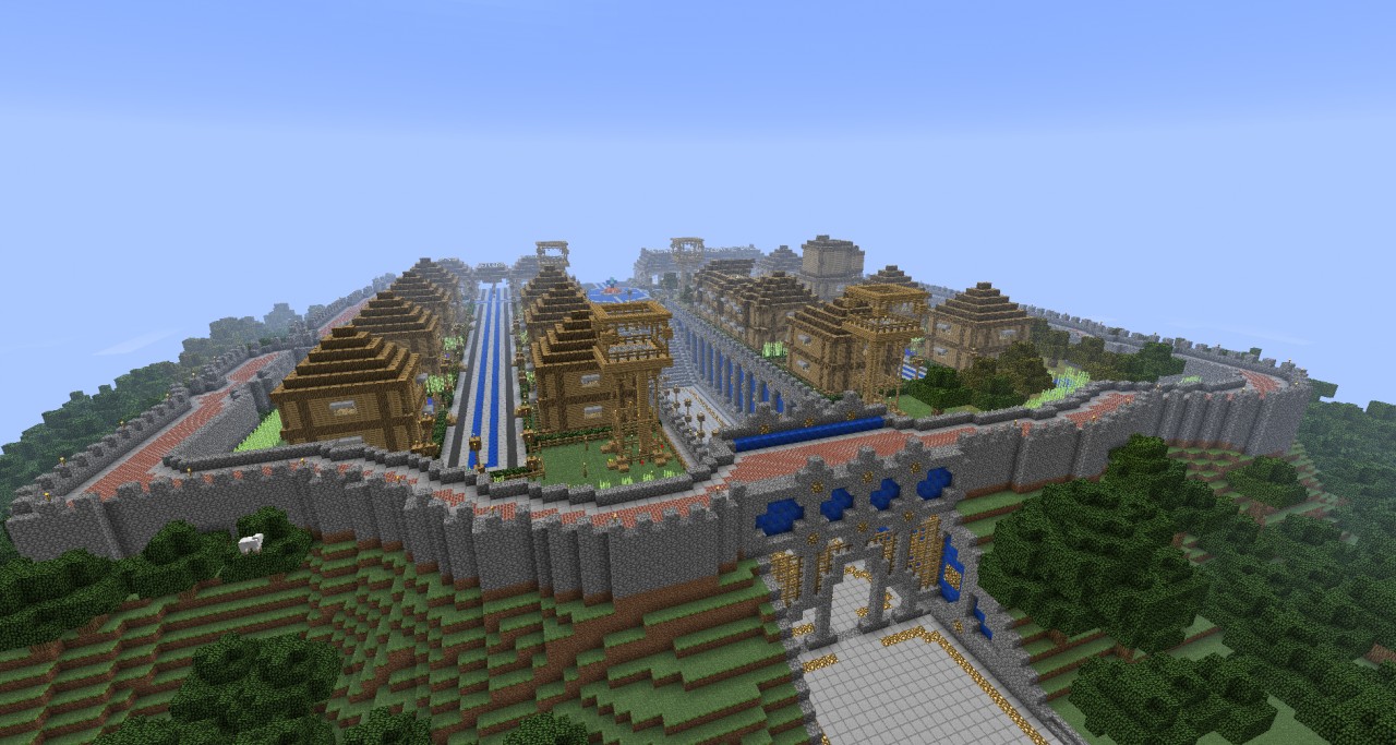 Town / Spawn Minecraft Map
