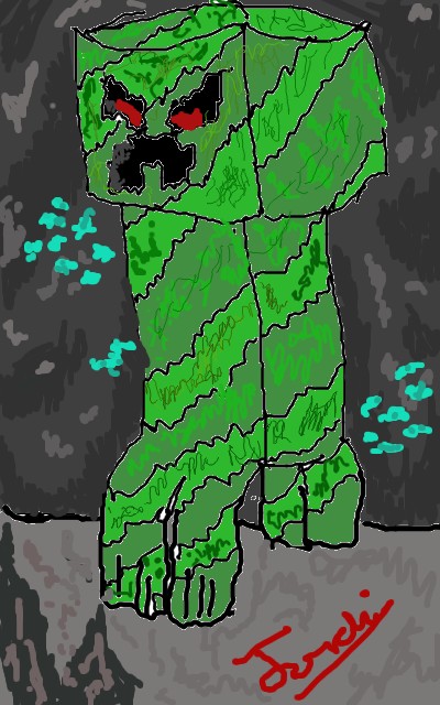 Creeper Fan Art Minecraft Map