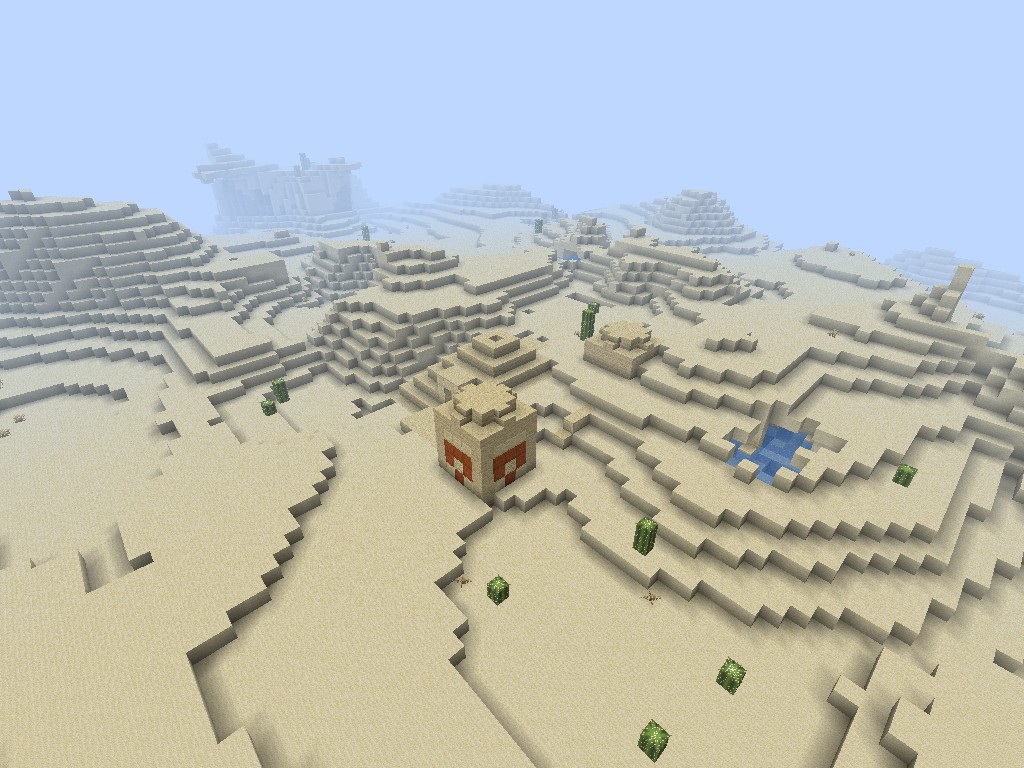 Desert Pyramid Spawn [Diamonds] Minecraft Map