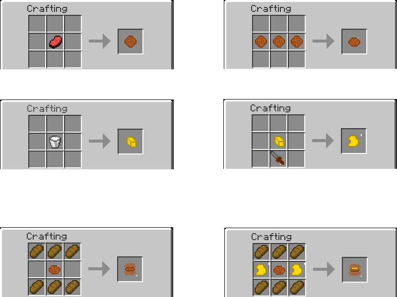 Mo-Food Mod(ModLoader) Minecraft Mod