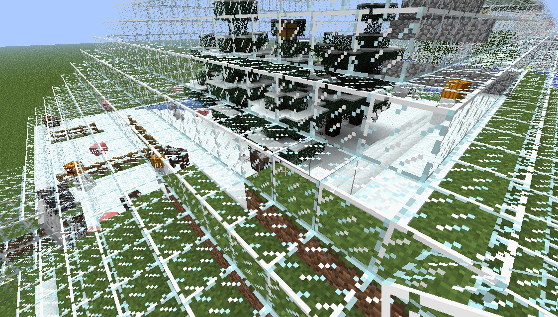 The Glass Pyramids Minecraft Map