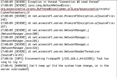 Bukkit Server Error [Sort Of Solved]