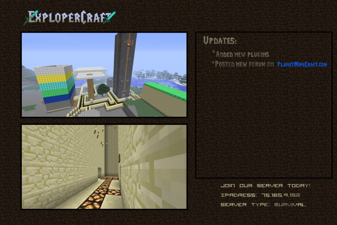 Explorer Craft Minecraft Server