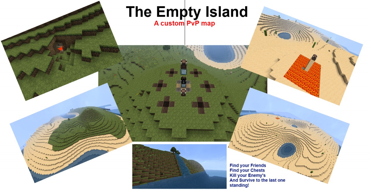 The Empty Island v1.0 (PvP Map) Minecraft Map