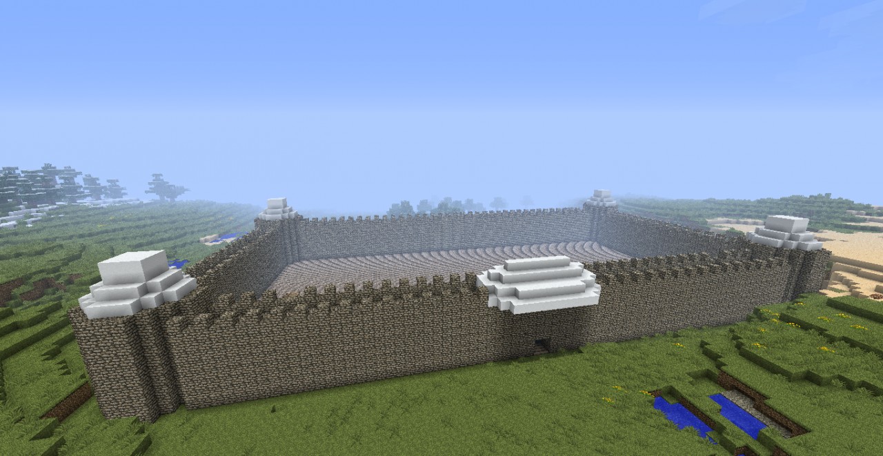 Epic castle walls Minecraft Map