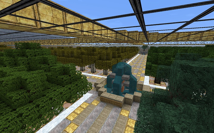 Public forest of 4 kinds of wood for your server ! Minecraft Map