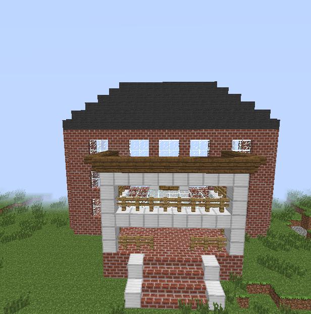 Red Brick Mansion Minecraft Map