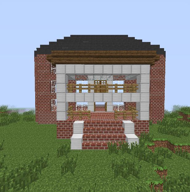 Red Brick Mansion Minecraft Map