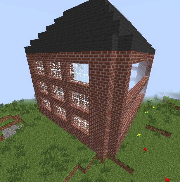 Red Brick Mansion Minecraft Map