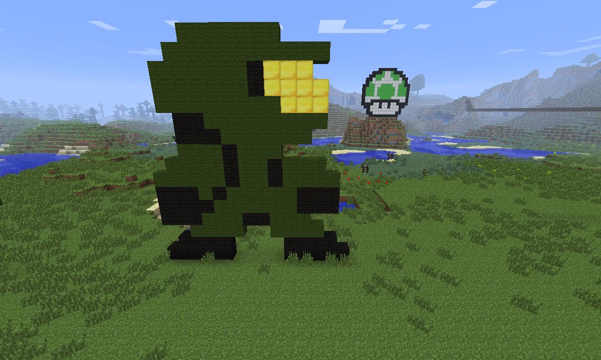 8 Bit Characters Minecraft Project