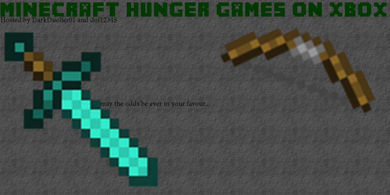 MINECRAFT HUNGER GAMES ON XBOX - JOIN US NOW