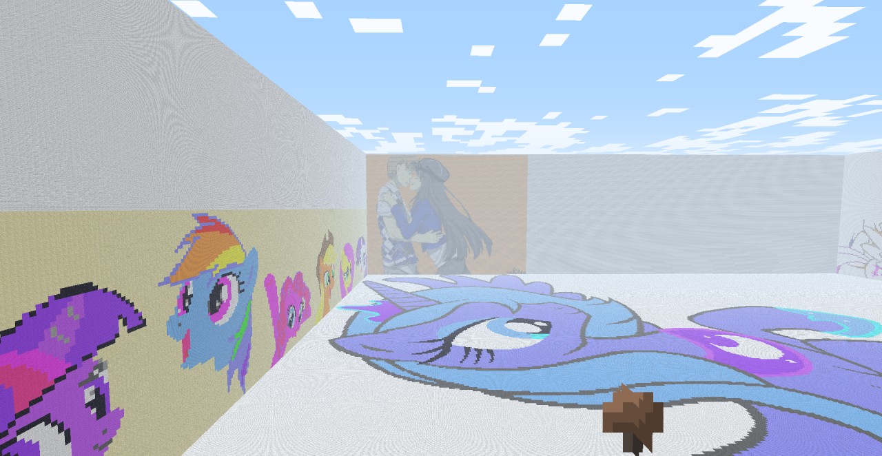 Hanako Ikezawa Pixel Art Minecraft Map