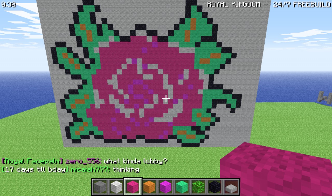 Free Hand Rose Minecraft Map