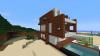 Small Modern Beach House Schematic Minecraft Map